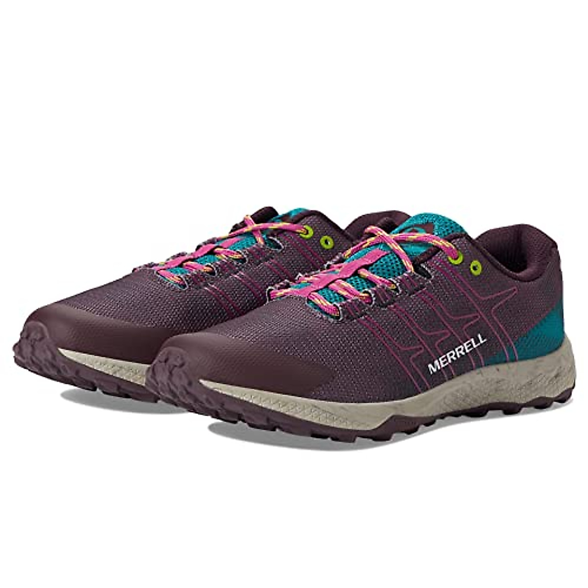 Merrell Moab Flight Low Alternative Closure Hiking Shoe, Burgundy, 2 US Unisex Big Kid