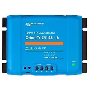 Victron Energy Orion-Tr IP43 24/48-Volt 6 amp 280-Watt Isolated DC-DC Converter