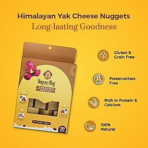 Dogsee Treatoy Yeti Toy Refill Pack 9.8oz (20 pc) | Himalayan Yak Cheese Dental Chew Nuggets | No Artificial Ingredients | Easily Digestible Dog Treats