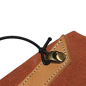 TOPARCHERY Leather Arm Guard Forearm Protector Gear Traditonal Recurve Compound Bow Hunting Shooting Brown