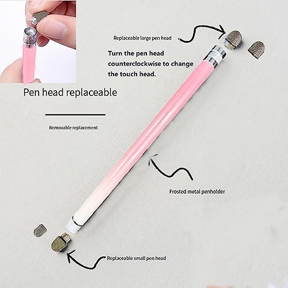 Stylus Pens for Touch Screens 5 Pack, 10 Replaceable Tips High Precision Capacitive Stylus Pen for iPad iPhone Android Tablets and All Universal Touch Screen Devices