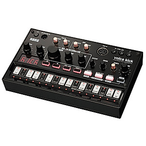 Korg Volca Kick Analogue Kick Generator Bundle with Power Supply and Austin Bazaar Polishing Cloth