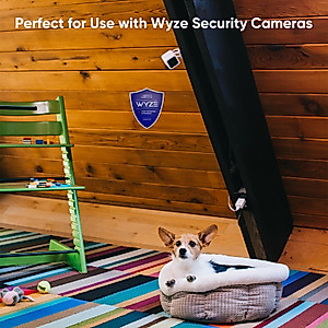 WyzeCam Cam Pan v2 1080p Pan/Tilt/Zoom Indoor and Video Surveillance Sticker Signs(2 Pack)