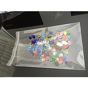 TR318 Clear Resealable Cello Cellophane Bags Good for Bakery, Candle, Soap, Cookie (4x6inch-100Pcs)