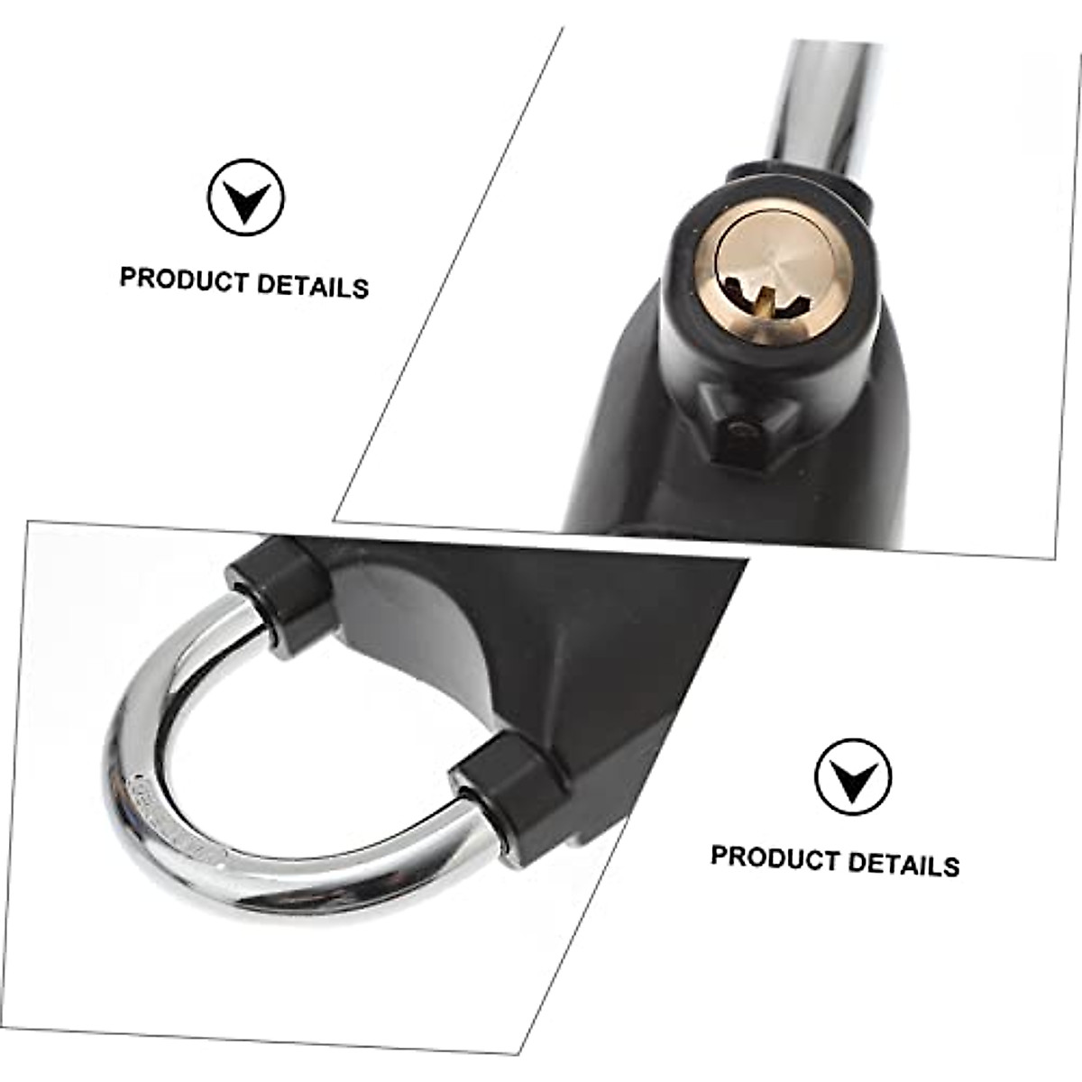 BESPORTBLE 2pcs Anti- Alarm Lock Bike Anti Lock Motorbike Alarm Lock Door Lock Alarm Sensor Cable Bike Lock Keyed Padlocks Folding Bike Lock Anti- Padlock Security Alarm Lock