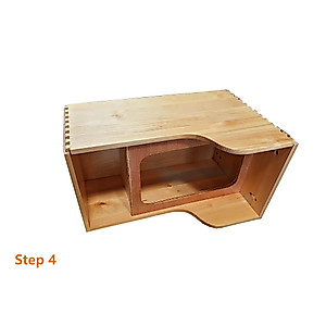 Pull Out Trash Can for Base Kitchen Cabinets, Storage Garbage Bin on wood frame with Soft Close Track Front mounting hardware include. Rear Storage, 11'' width for B15 cabinet (Not included trash bin)