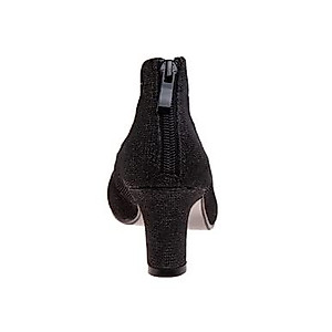 Badgley Mischka Girls Ankle Strap Dress Pumps (Big Kid), Silver, 2