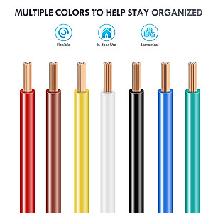 GOGOONE 7X Rolls Trailer Wiring Harness Kit Enough14 Gauge Automotive Primary Wire Spools RV Standard Low Voltage CCA for RV Camper Towing Wiring Car Stereo Audio Hookup Wiring 12V (700FT Total)