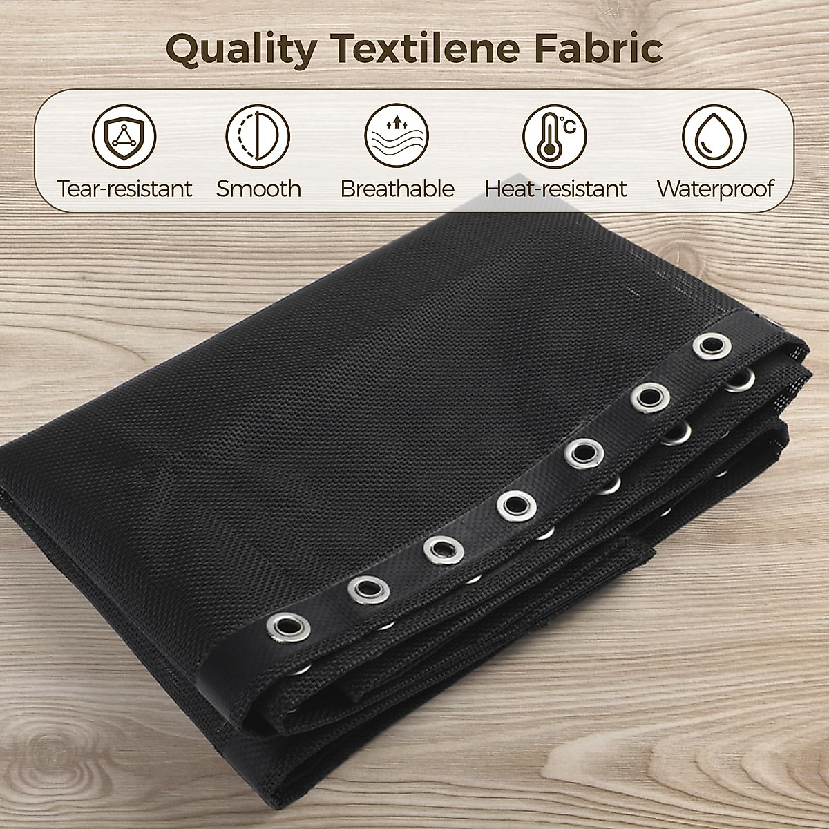 Gravity Chair Replacement Fabric with Bungee,63 x 17’’ Textilene Sling Chair Replacement Fabric with 4 Bungee Cords, Recliner Chair Replacement Fabric Kit for Outdoor Patio Lounge Chair, Beach Chair