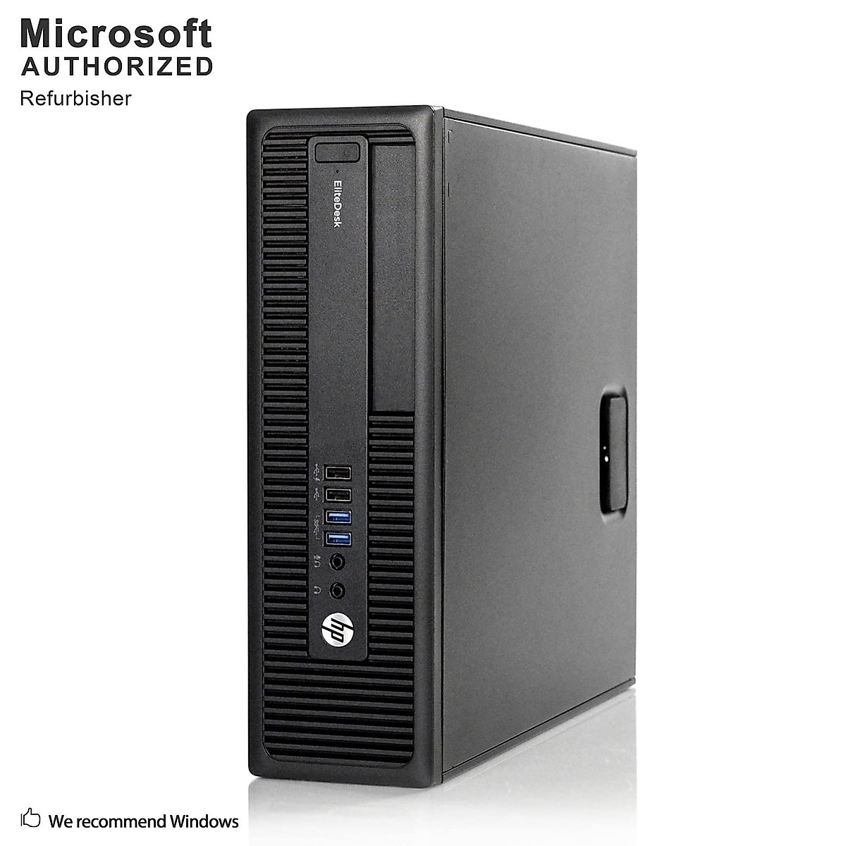 HP EliteDesk 800 G2 Small Form Factor High Performance Desktop PC, Intel Quad Core i5-6500 3.2GHz, 32G DDR4, 1T SSD, WiFi, BT, DP, VGA, Windows 10 Pro 64 Language Supports En/Sp/Fr (Renewed)