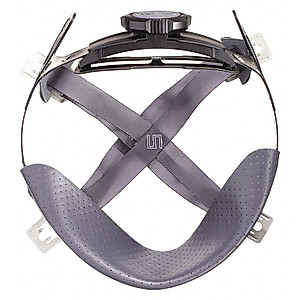 MSA 10126692 Fas-Trac III Replacement Suspension - 4-Point Attachment, Size: Small, Skullgard Helmet Accessory, Cap/Hat-Style Hard Hat Suspension, Adjustable Component, Replaceable & Durable Gear