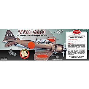 Guillow's WWII Zero Laser Cut Model Kit Small