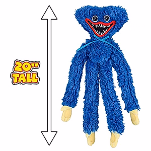 Poppy Playtime - Huggy Wuggy Jumbo Plush (20" Tall Plush, Series 1) [Officially Licensed]