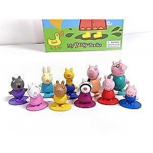 Peppa Pig My Busy Books - Storybook, 10 figurines, playmat