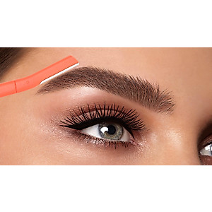 Chaosss &., Facial Fuzz-Free Razor, Eyebrow Trimmer Chaosss Co. Professional Exfoliating Dermaplaning Tool, Peach Fuzz Shaver and Multipurpose Home Skin Care for Women and Men (Pack of 4)