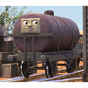 Bachmann Trains - Thomas & Friends Oil Tanker TROUBLESOME Truck #6 - HO Scale,Prototypical Maroon