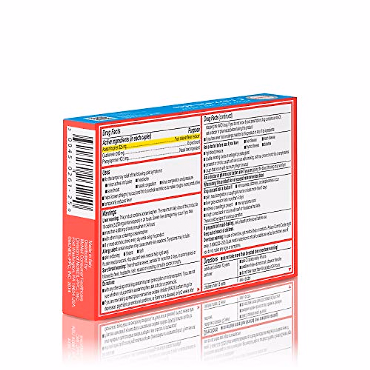 Tylenol Cold + Head Congestion Severe Medicine Caplets for Fever, Pain & Congestion Relief, 24 ct.