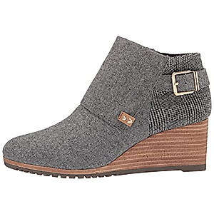 Dr. Scholl's Womens Create Ankle Bootie Mid Grey Flannel 9