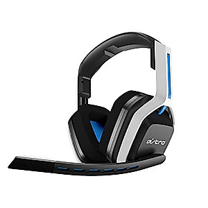 ASTRO Gaming A20 Wireless Headset Gen 2 for PlayStation 5, PlayStation 4, PC & Mac - White/Blue (Renewed)