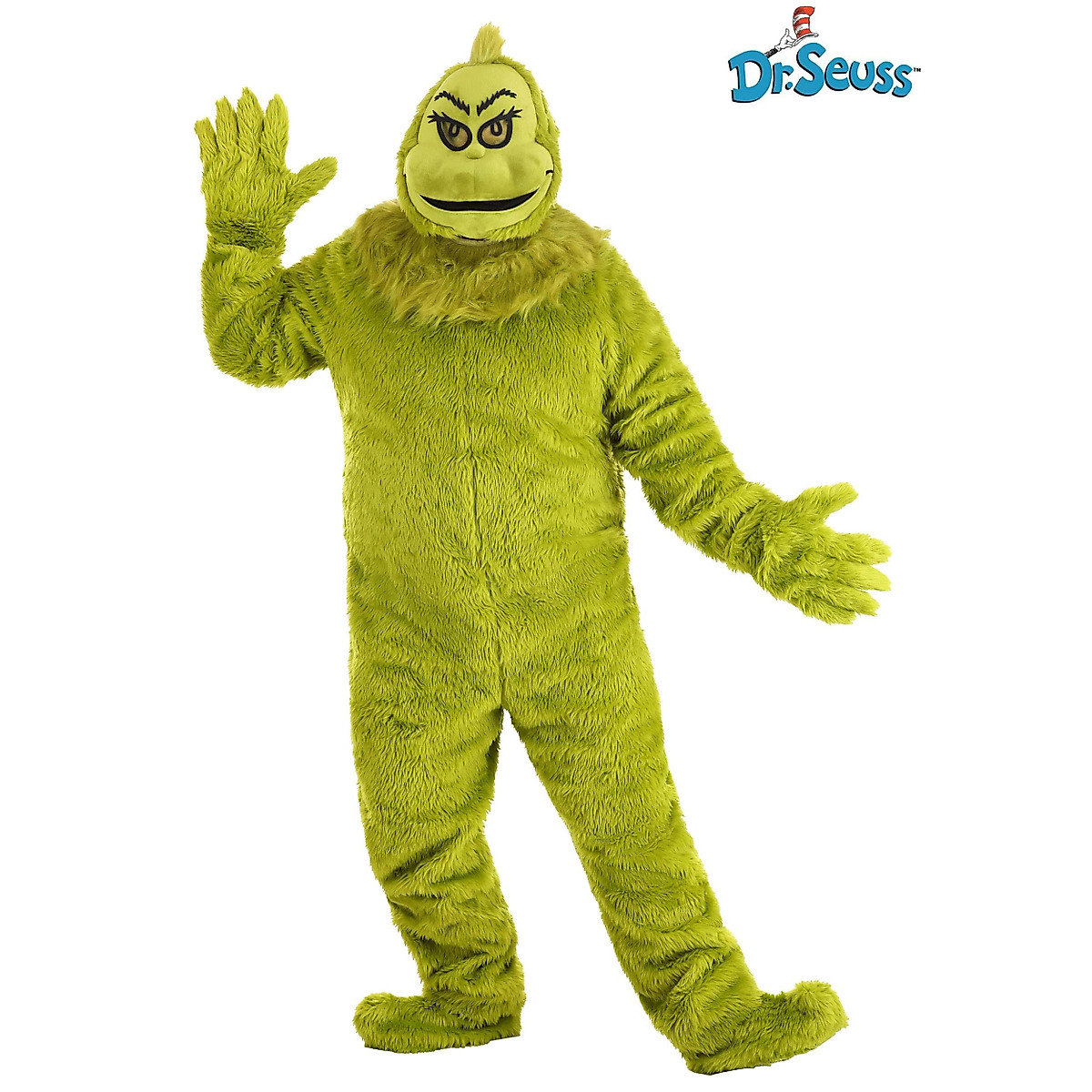 elope The Grinch Adult Plus Size Premium Costume 2X-Large Green