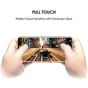 Akcoo [3 Pack OnePlus 7 / 7T Screen Protector, Tempered Glass UV Set, Full Transparency, Scratch Repair, Sensitive Touch,Fingerprint-ID Compatible