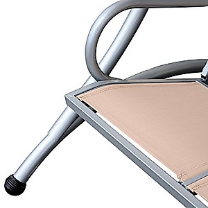 Outsunny 3-Seat Patio Swing Chair, Outdoor Canopy Swing with Stand, Adjustable Shade, Steel Frame for Adults, Garden, Poolside, Beige