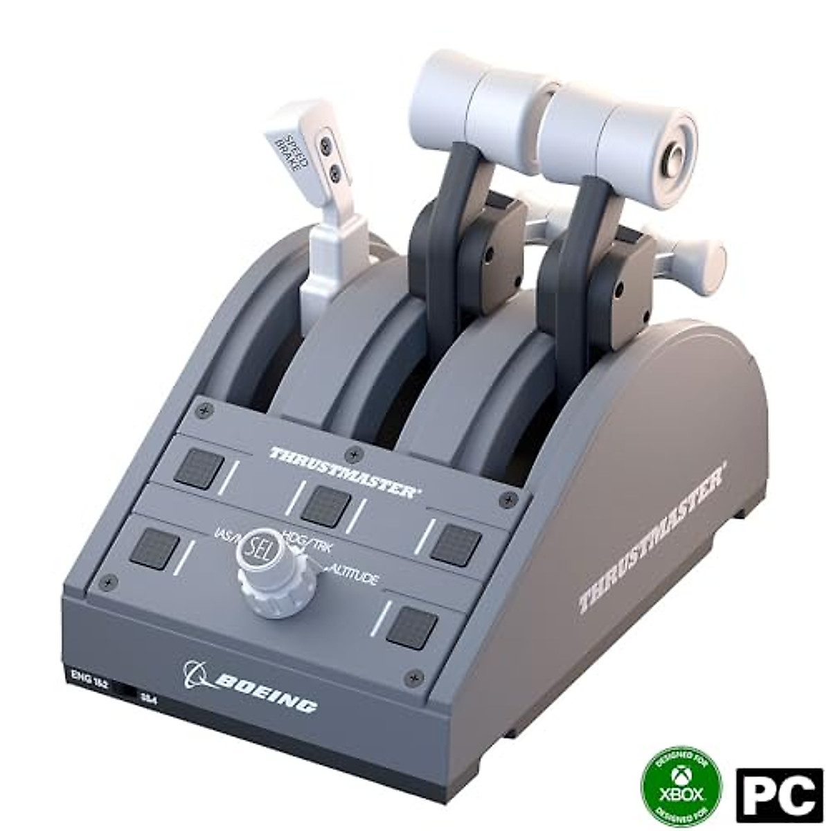 Thrustmaster TCA QUADRANT Boeing X Box Series et PC double manette des gaz - Att Grey USB Joystick PC, Xbox, Xbox One X, Xbox Series S