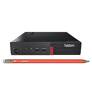 Lenovo ThinkCentre M710q Tiny (Core i5-6500T 2.5GHz, 16GB DDR4, 256GB SSD, WiFi,Windows 10 Pro 64) (Renewed)