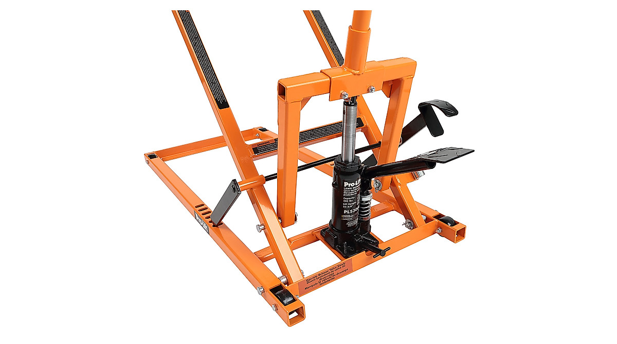 Pro Lift Lawn Mower Jack: 300 Lbs Capacity & Safety Features