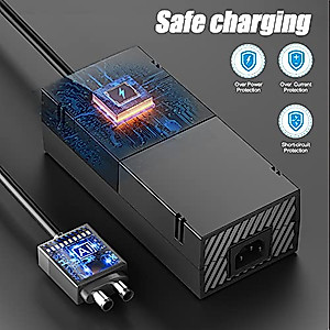Puning Power Supply Brick for Xbox One,100V-240V AC Adapter Power Supply Compatible with Xbox One Console