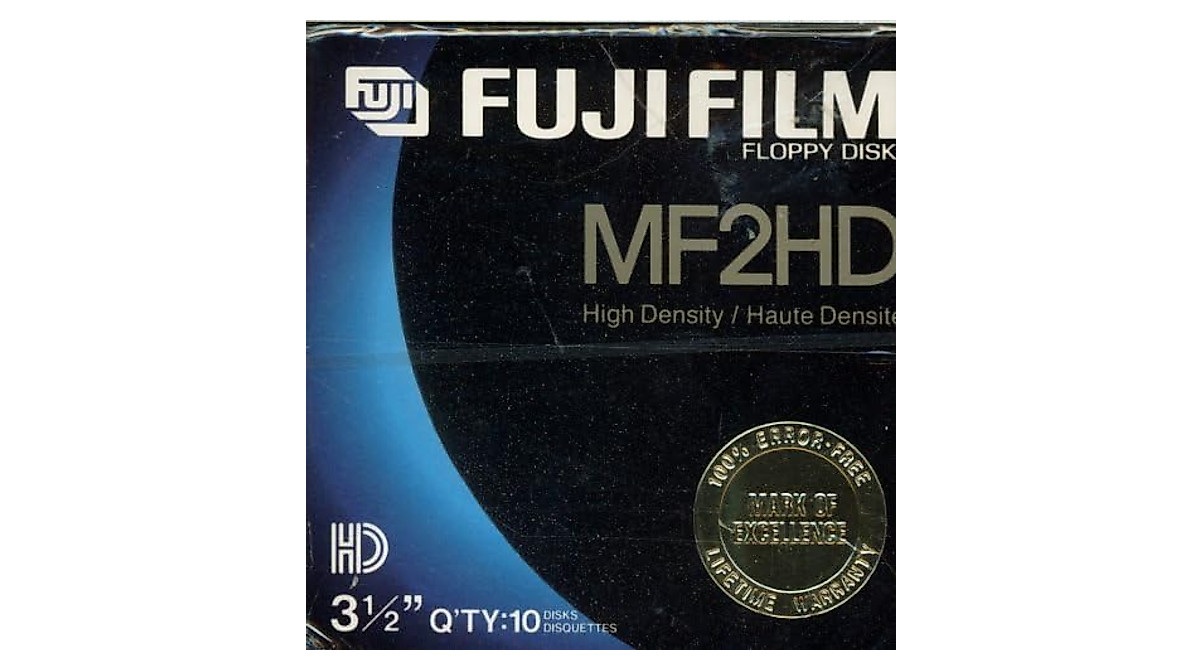 Fuji Film MF2HD High Density 3.5 Inch Floppy Disks - 10 Pack — 🛍️ The Retail Market
