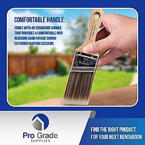 Pro Grade - Paint Brushes - 5 Ea - Paint Brush Set