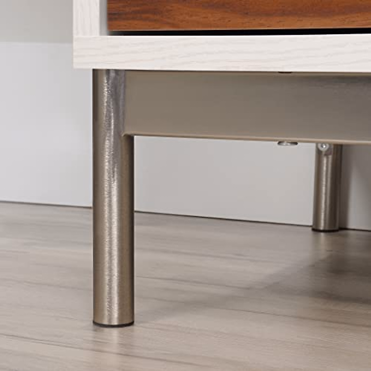 Sauder Vista Key Lateral File Pedestal, L: 30.00" x H: 18.54" x W: 30.08", Pearl White Finish