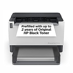 HP Laserjet Tank 2504dw Wireless Black & White Printer Prefilled with Up to 2 Years of Original Toner (2R7F4A)