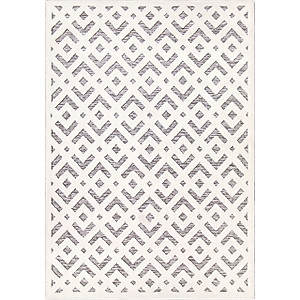 Simply Southern Cottage Covington Area Rug, 8' x 10', Grey