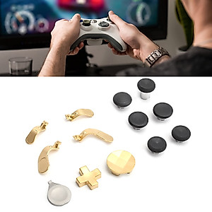 Replacement Gamepad Swap Joysticks Paddles Accessory for X One Elite Series 2 Controller(golden)