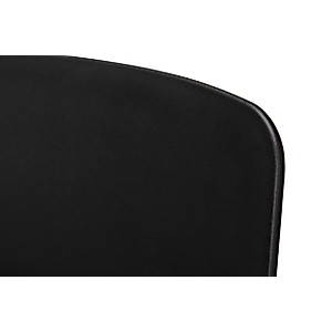 HON Basyx Contempo Guest Chair, Sled Base, 2 Pack, Black/Charcoal