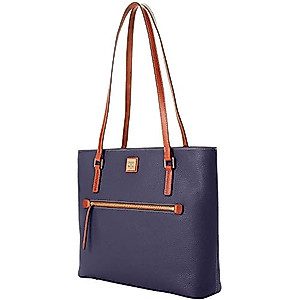 Dooney & Bourke Pebble Grain Large Shopper Tote (Navy)