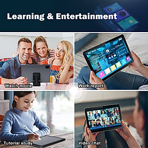 Android Tablet 10 inch Google Tablets, 3GB RAM 64GB ROM 512GB Expand, Android 12 Tablet with Stand Dual Camera, WiFi Tablet 10" IPS HD Touch Screen, Long Battery Life