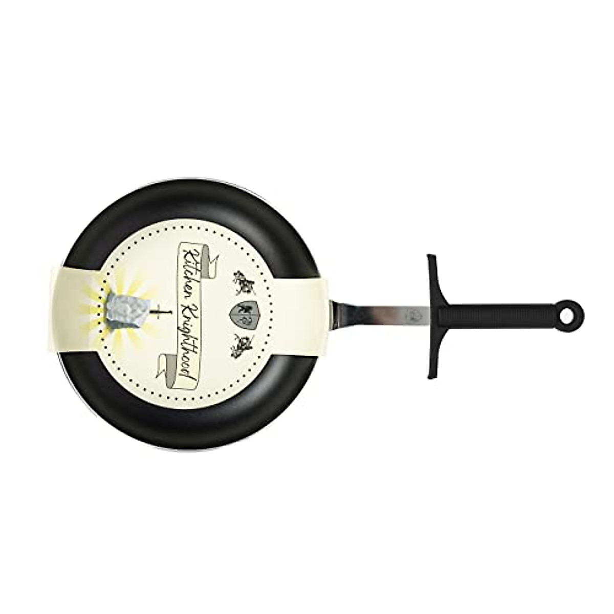 Kitchen Knighthood Eggslayer Sword Pan: 10-Inch Nonstick Frying Pan Skillet - Guy Gifts & Gifts for Men