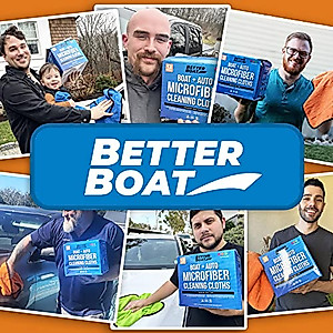 12 Pack Microfiber Cloth Kit Boat and Auto Microfiber Cleaning Cloth for Cars, Boats, House Lint Free Microfiber Cleaning Cloth Microfiber Towel Bulk Set Thick Large Cloths