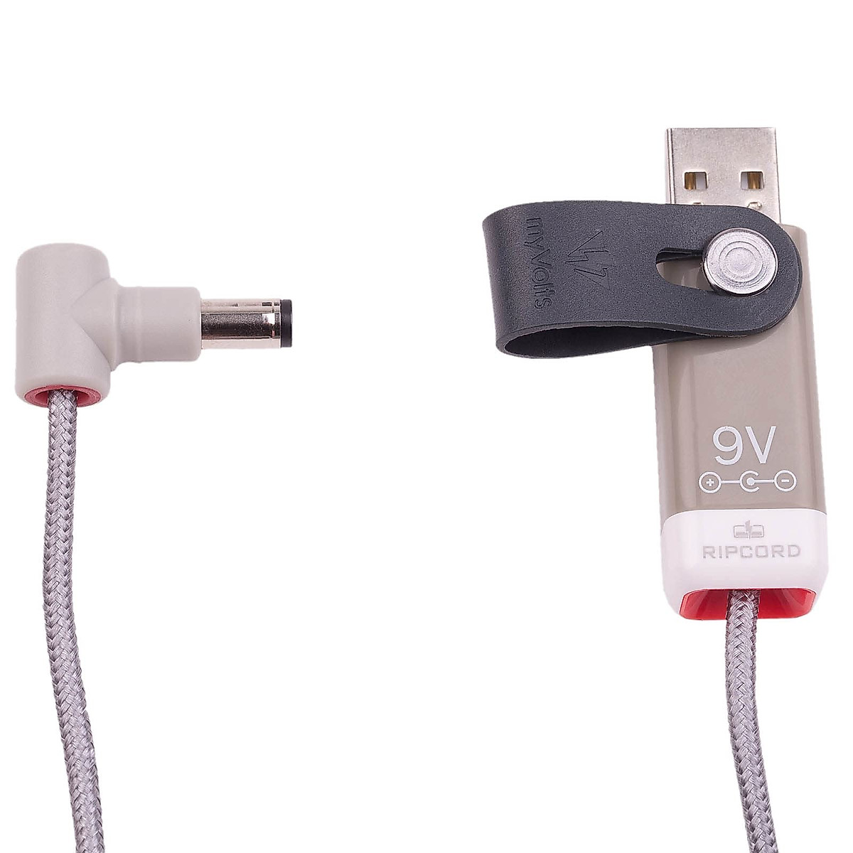 myVolts Ripcord USB to 9V DC Power Cable Compatible with The Boss DC-2 Effects Pedal