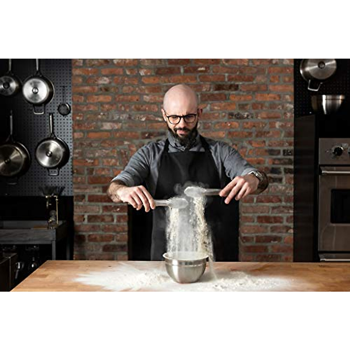 Babish 12” & 9” Locking Kitchen Tong Set, Stainless Steel