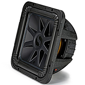 KICKER L7S12 Car Audio Solo-Baric 12 Subwoofer Square L7 Dual 4 Ohm Sub 44L7S124 (Renewed)