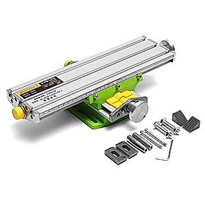 YEEZUGO Multifunction Worktable Milling Working Table Milling Machine Compound Drilling Slide Table For Bench Drill(Medium-Sized)