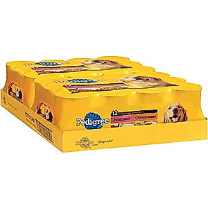 Pedigree Meaty Ground Dinner Multipack Chicken And Beef Dog Food 13.2 Ounces (Two 12-Can Cases)