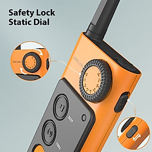 PATPET Dog Training Collar - IP67 Waterproof Dog Shock Collar with Remote for Small Medium Large Dogs, Rechargeable Shock Collar with Beep Vibration Shock Modes