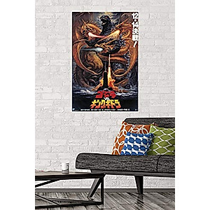 Trends International Godzilla - Godzilla vs King Gidorah (1991) Wall Poster, 22.375" x 34", Premium Unframed Version
