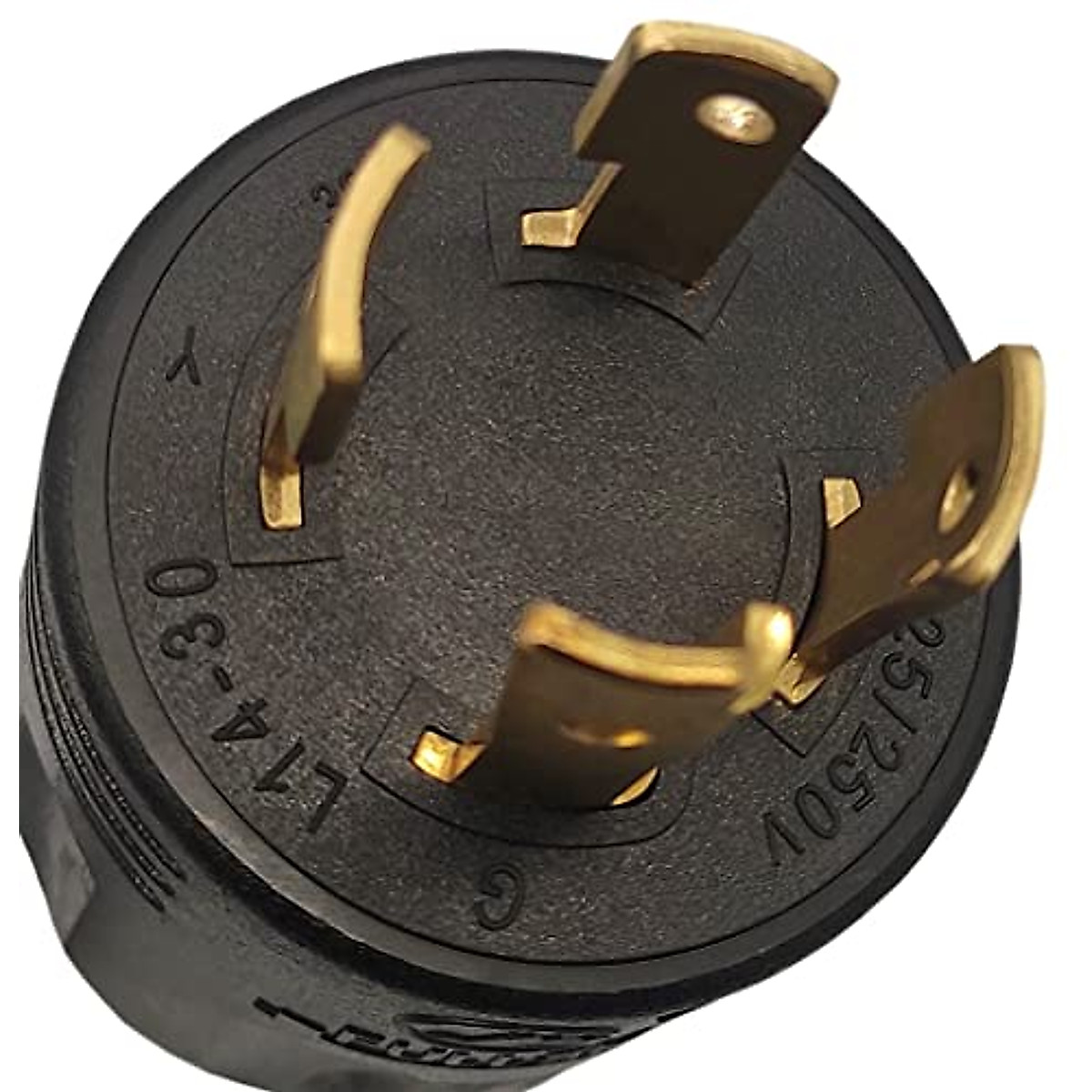 Fullsky FC-L43651 generator welder Generator 4 prong to 3 prong adapter Male L14-30P to Female 6-50R Welder Adapter, Welder Heavy Duty Adapter generator adapter