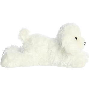 Aurora® Adorable Flopsie™ Bonita™ Stuffed Animal - Playful Ease - Timeless Companions - White 12 Inches